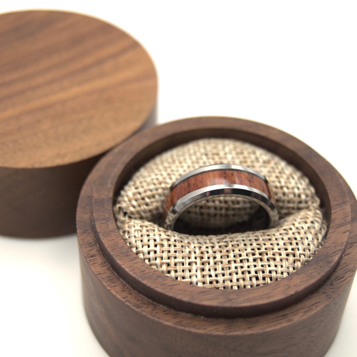 The Axe | Tungsten Koa Wedding Band | Forge & Lumber – Forge and lumber